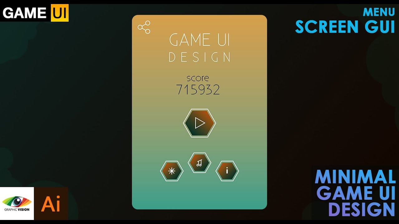 Creating Easy And Minimal Game Graphics Screen Game Ui Design Mobile Game Design Game 