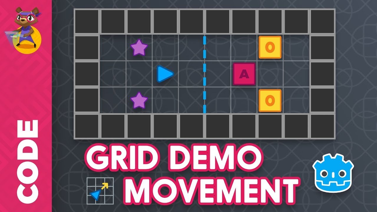 Grid based Movement Godot 3 Demo Overview Game Designers Hub