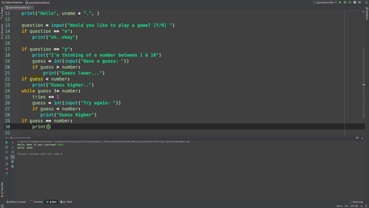 Python Tutorial 1 Creating A Simple Game Game Designers Hub