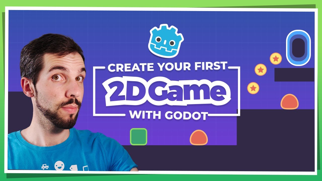 Make Your First 2D Game With Godot Player And Enemy beginner Tutorial 